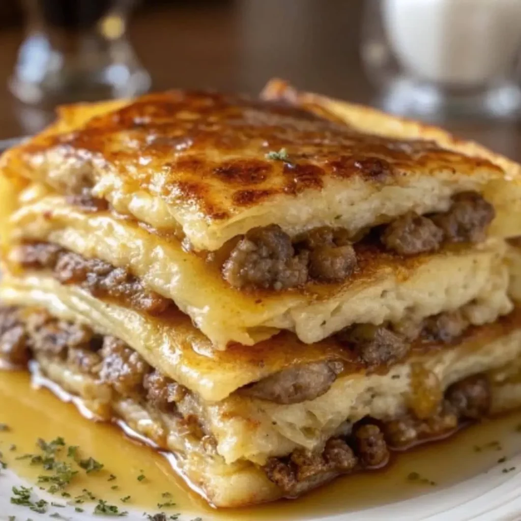 Pancake Sausage Casserole: Sweet & Savory Breakfast Bake