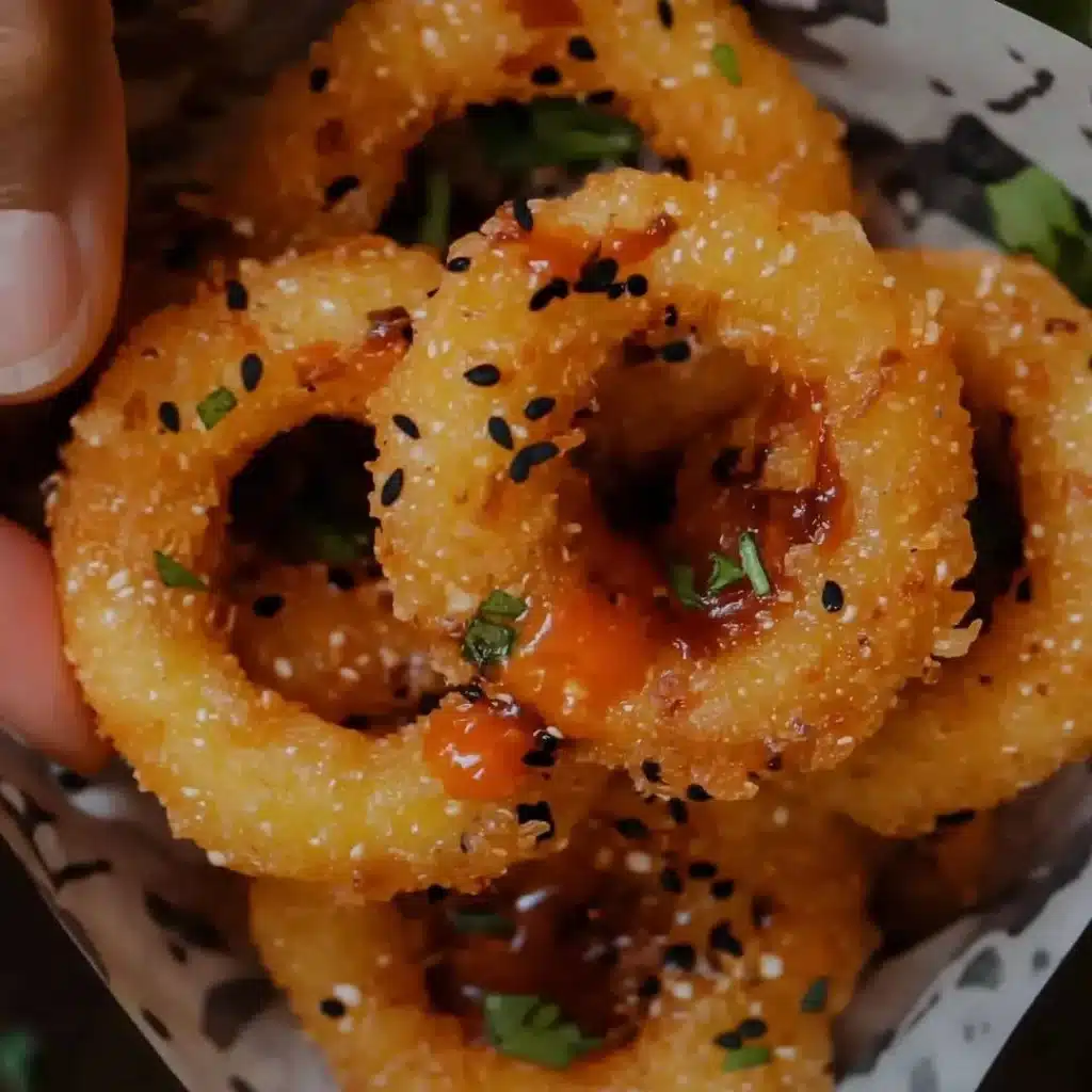 Crispy Crab Rangoon Onion Rings Recipe You’ll Love