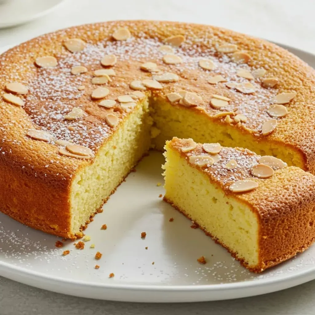 Easy Flourless Lemon Almond Ricotta Cake