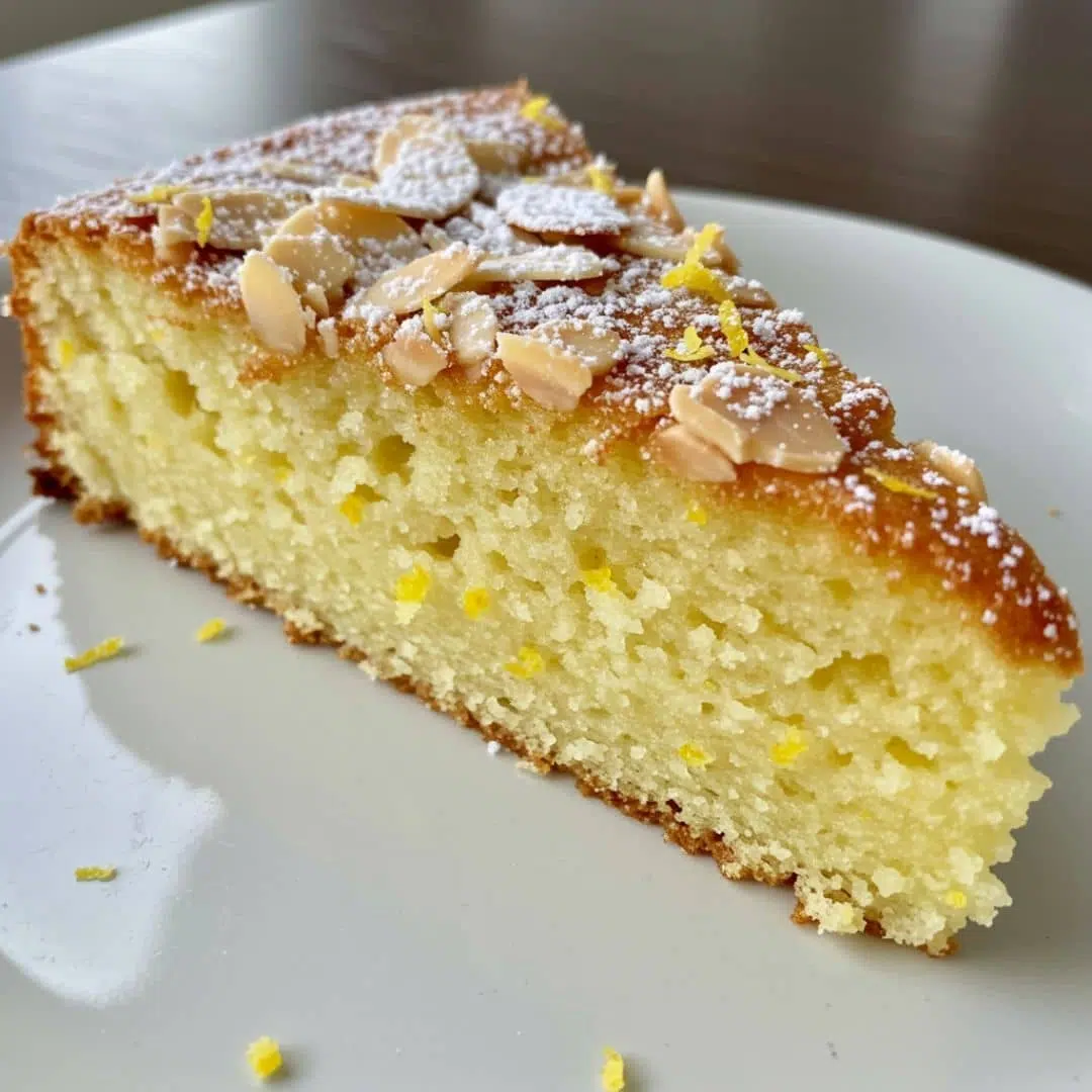 Easy Flourless Lemon Almond Ricotta Cake