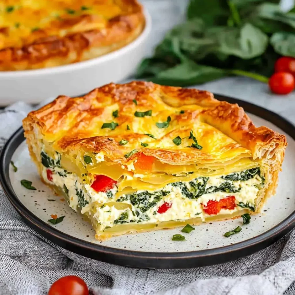 Spinach Ricotta Brunch Bake | Easy Puff Pastry Casserole