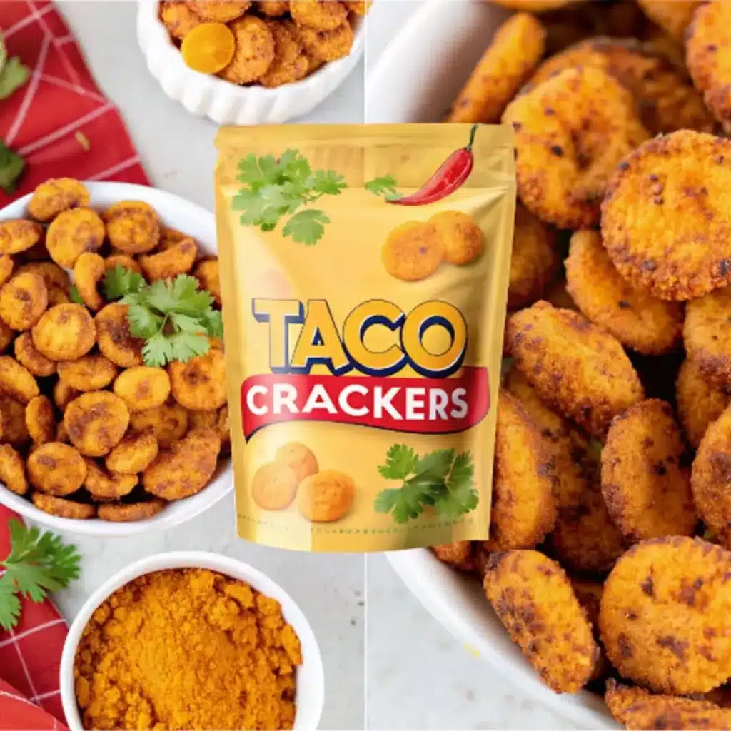 3 Ingredient Addictive Taco Crackers Snack Recipe