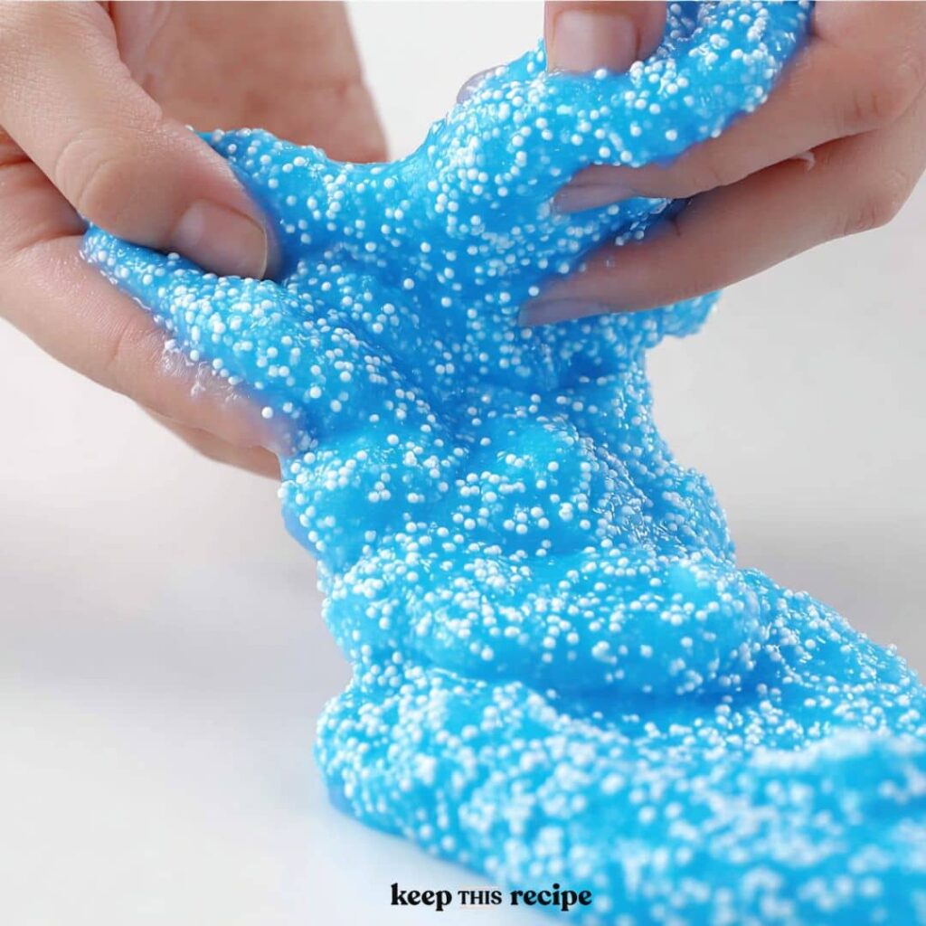 Crunchy Slime Recipe with Foam Beads – Easy DIY