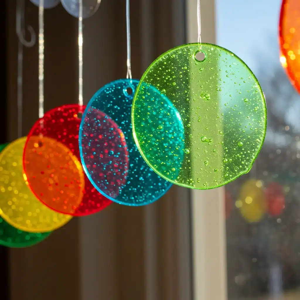 Colorful Bioplastic Suncatchers