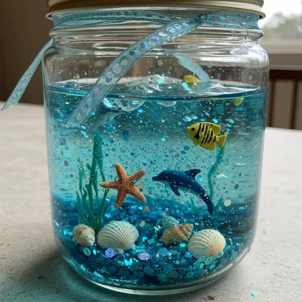 DIY Ocean in a Jar