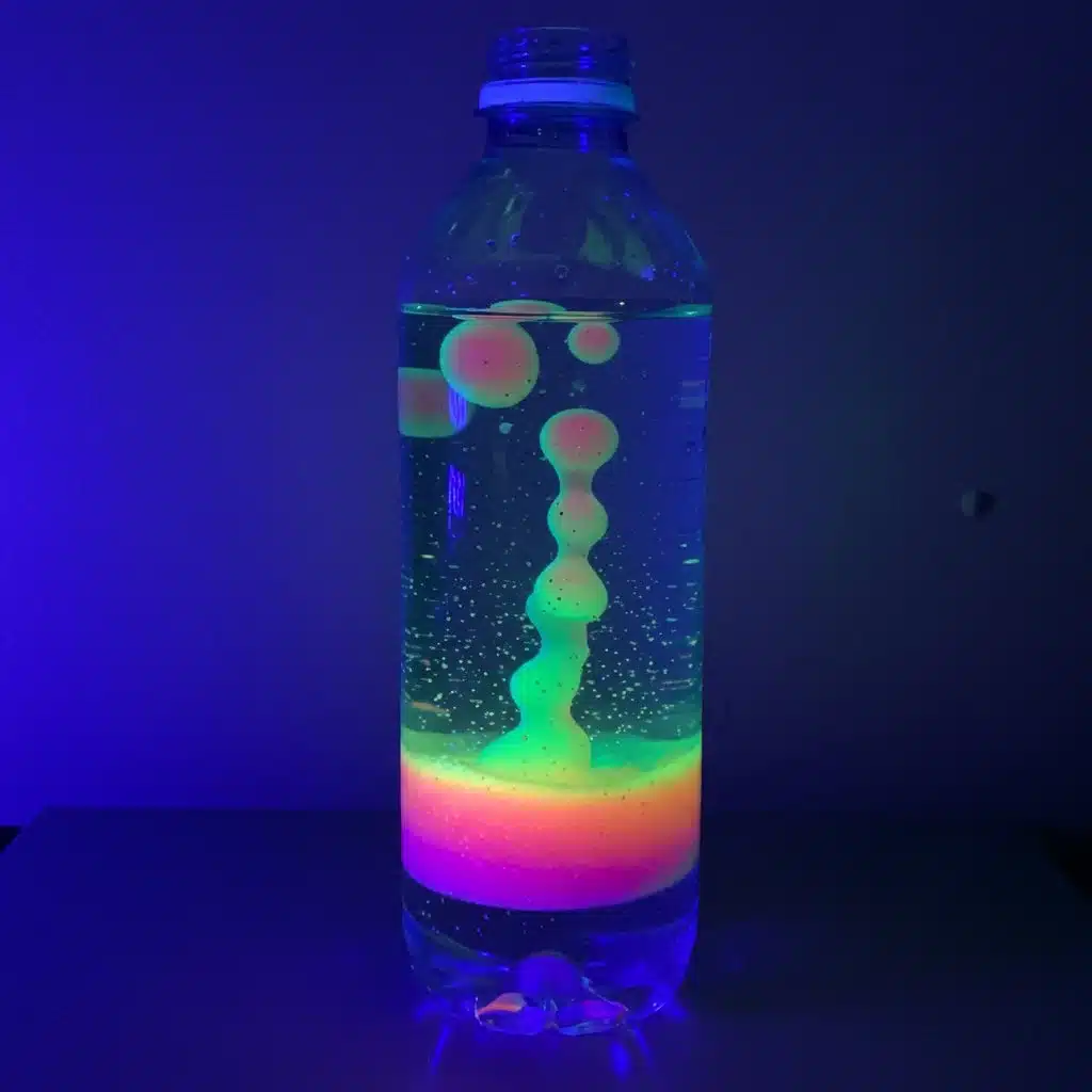 DIY Rainbow Glow Lava Lamp
