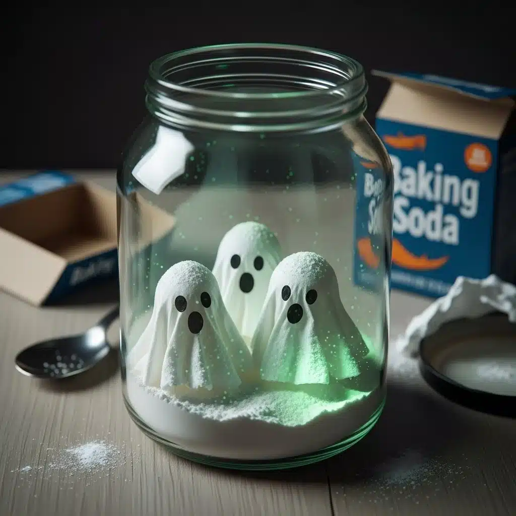 Baking Soda Glow Dancing Ghost
