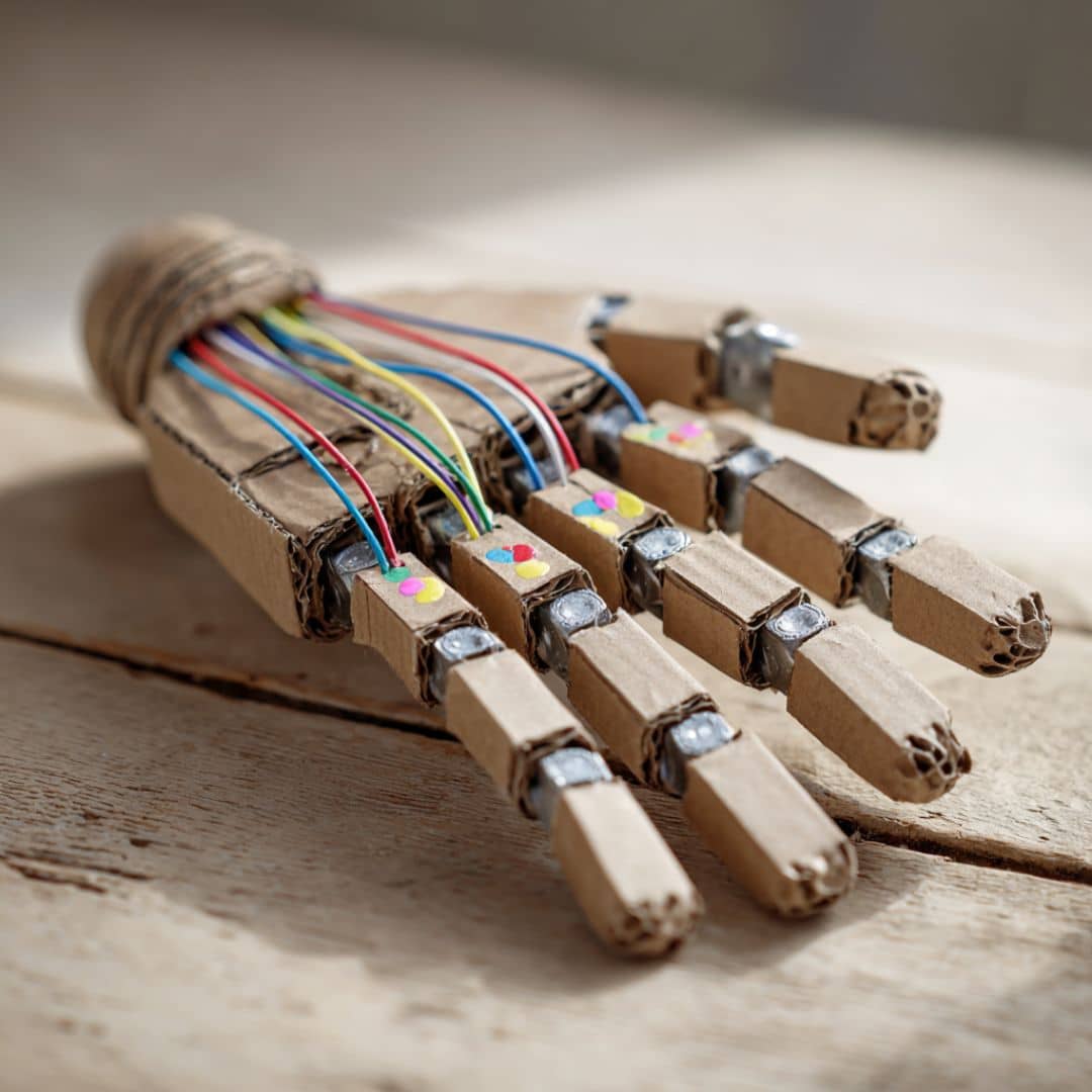 Build your own working robot hand