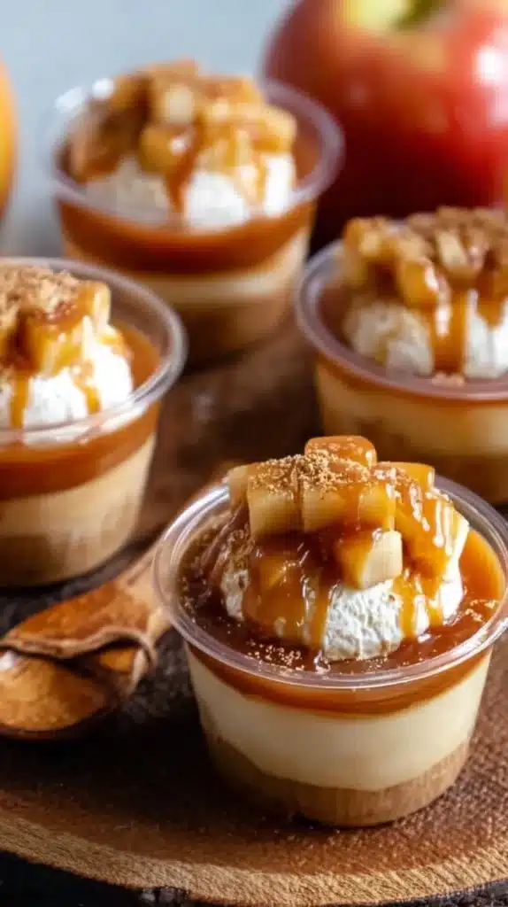 Caramel Apple Dessert Cups