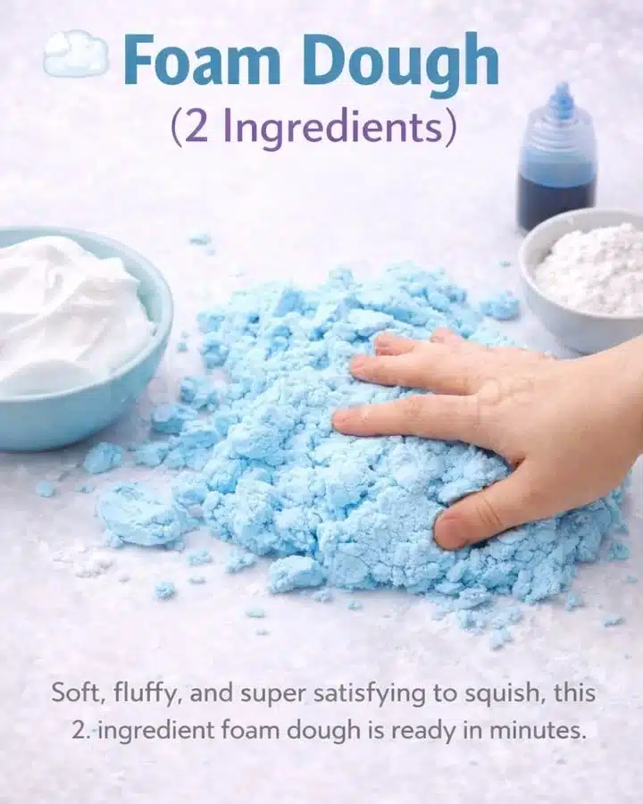 2-Ingredient Foam Dough