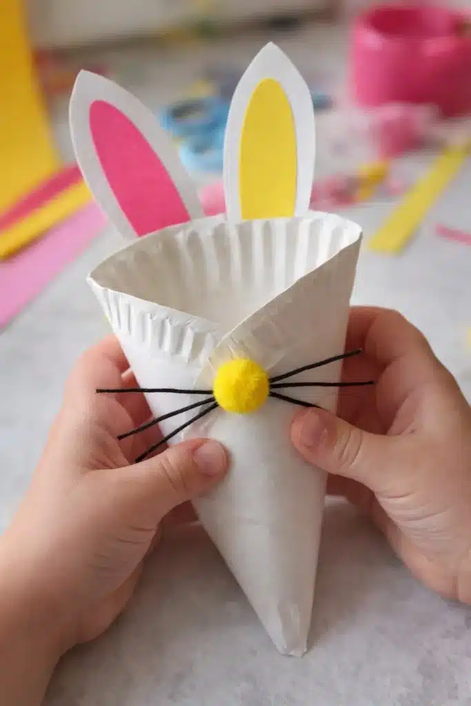 Paper Plate Easter Bunny Craft